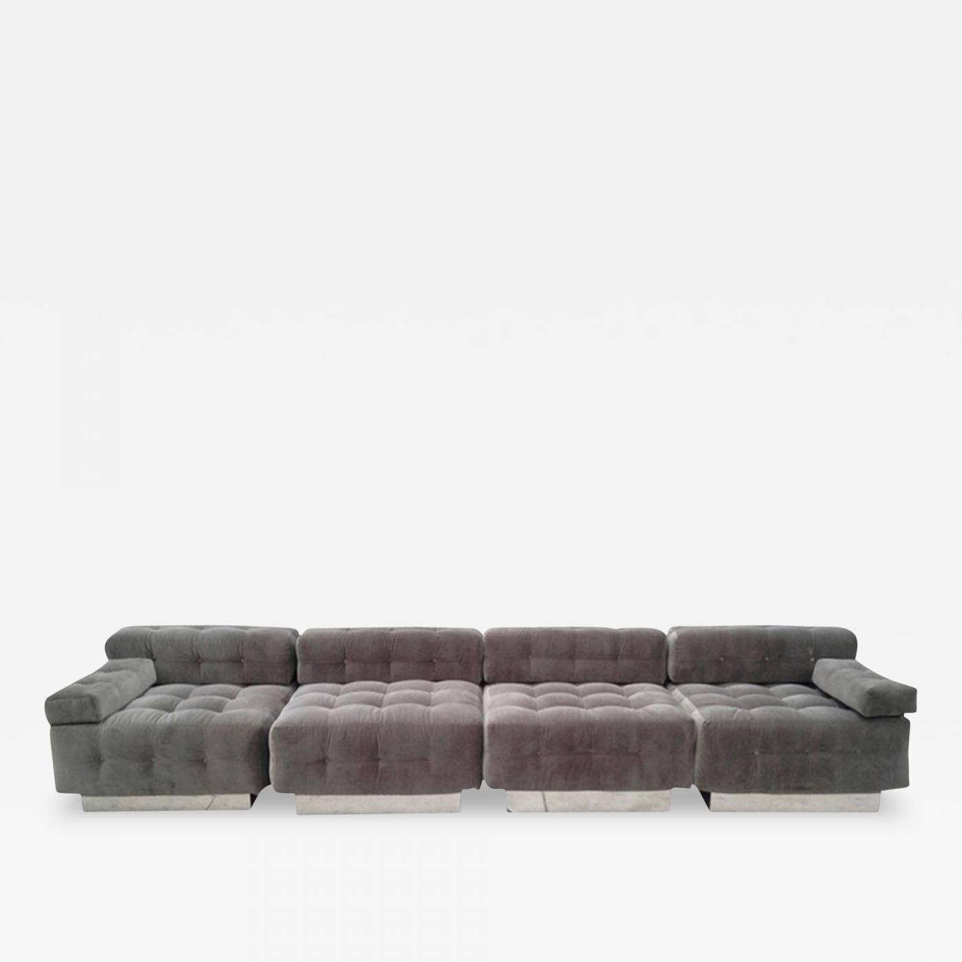 Harvey Probber - Harvey Probber Four-Piece Modular Sofa