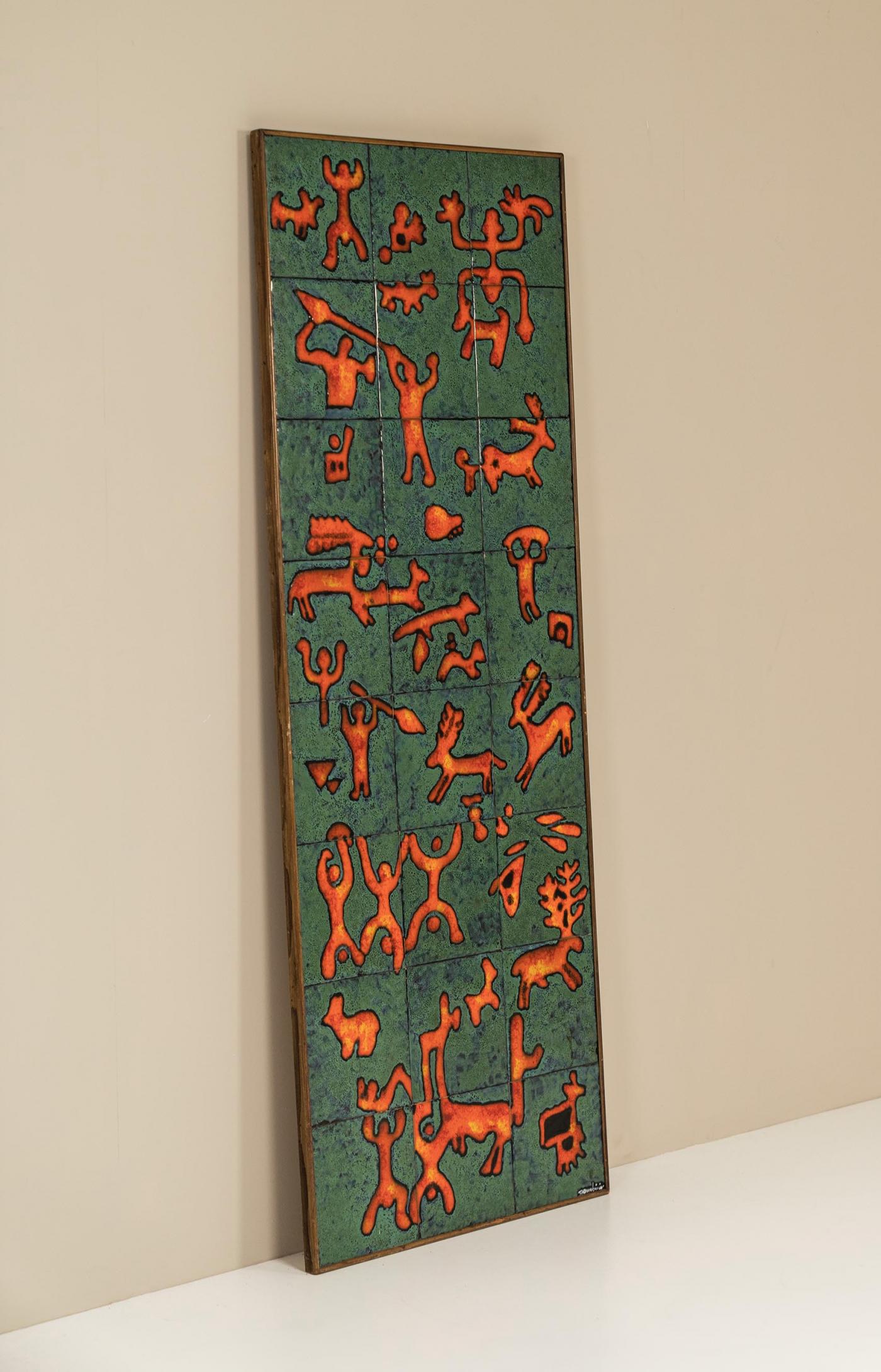 Ivanhoe Gambini - Ivanhoe Gambini Ceramic Tableau, Italy 1940s