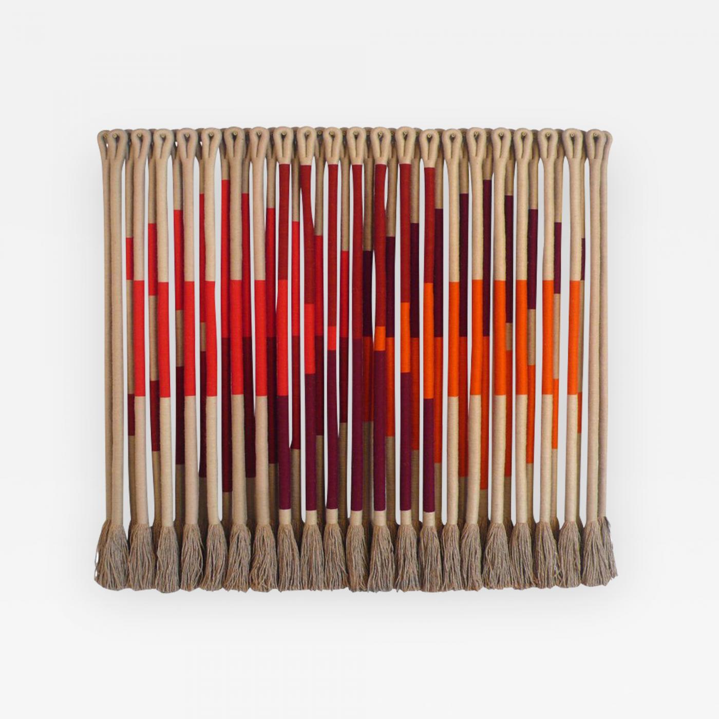 Jane Knight - 'Swiss Cross' by Fiber Artist Jane Knight, 1928-2013