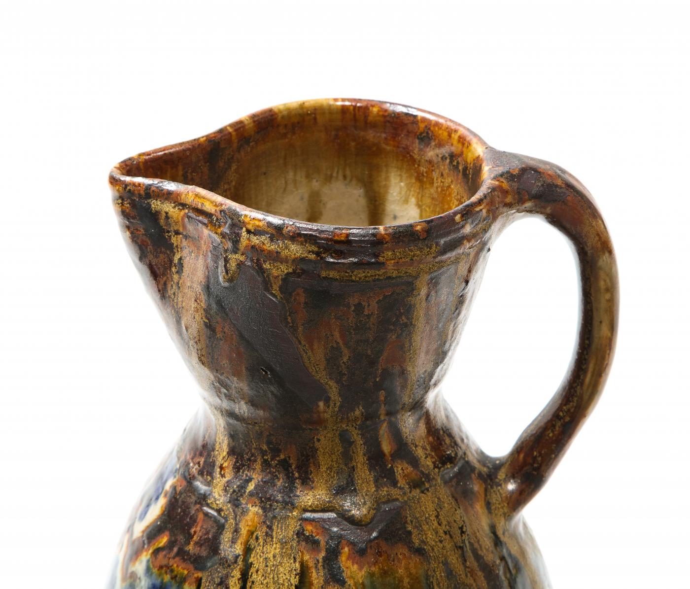 Joseph Talbot - Glazed Ceramic Pitcher by Joseph Talbot, France, c. 1940