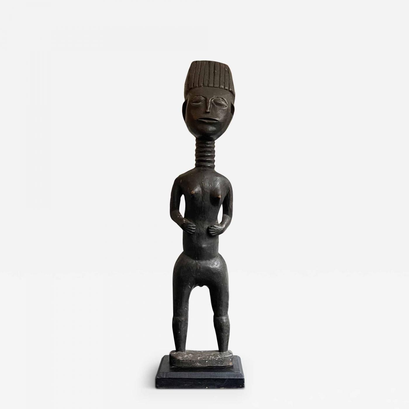Koulango Female Ancestral Statue, Ivory Coast - Early 20th Century