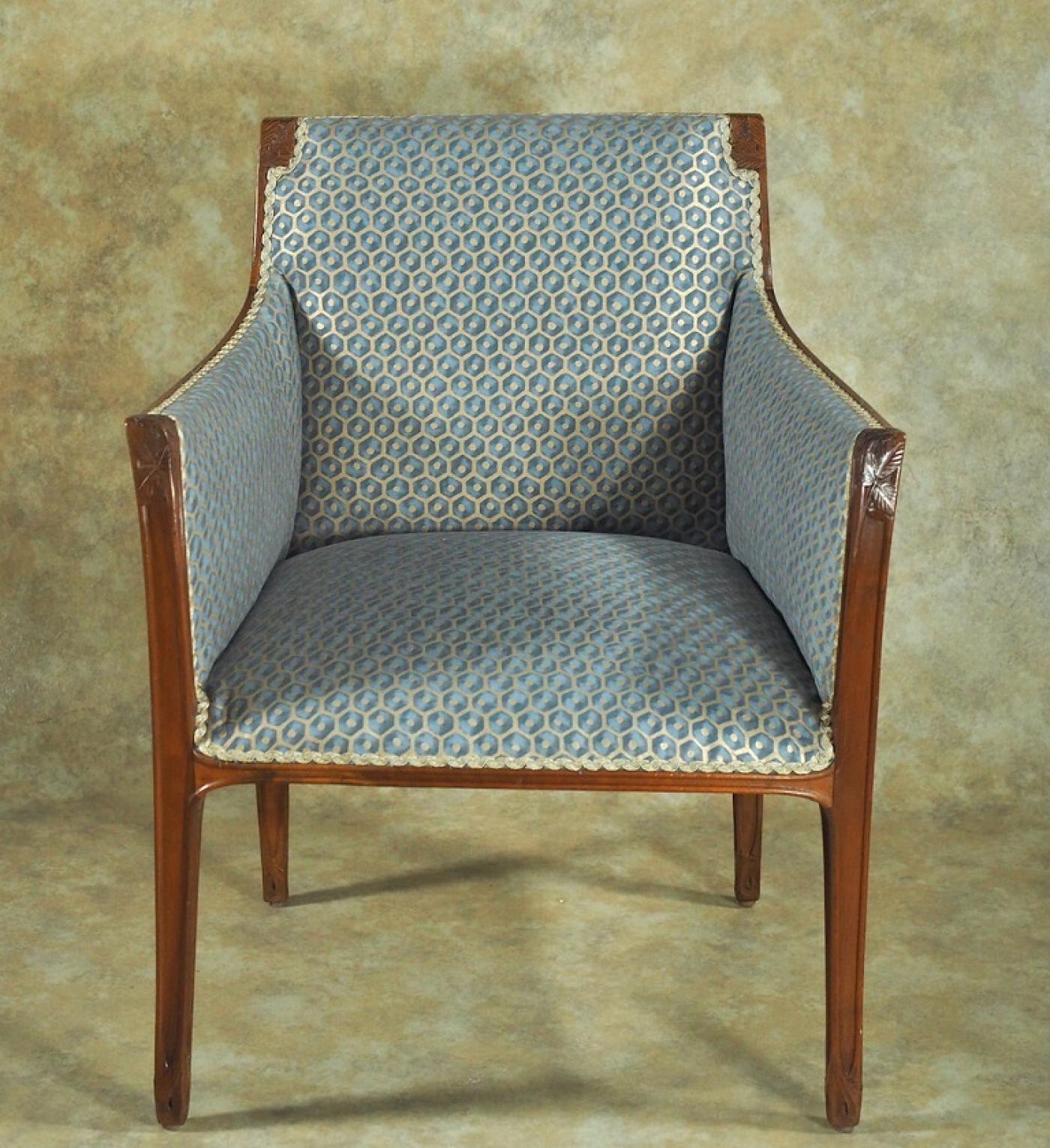 Léon Jallot - Leon Jallot seating suite: settee & two armchairs