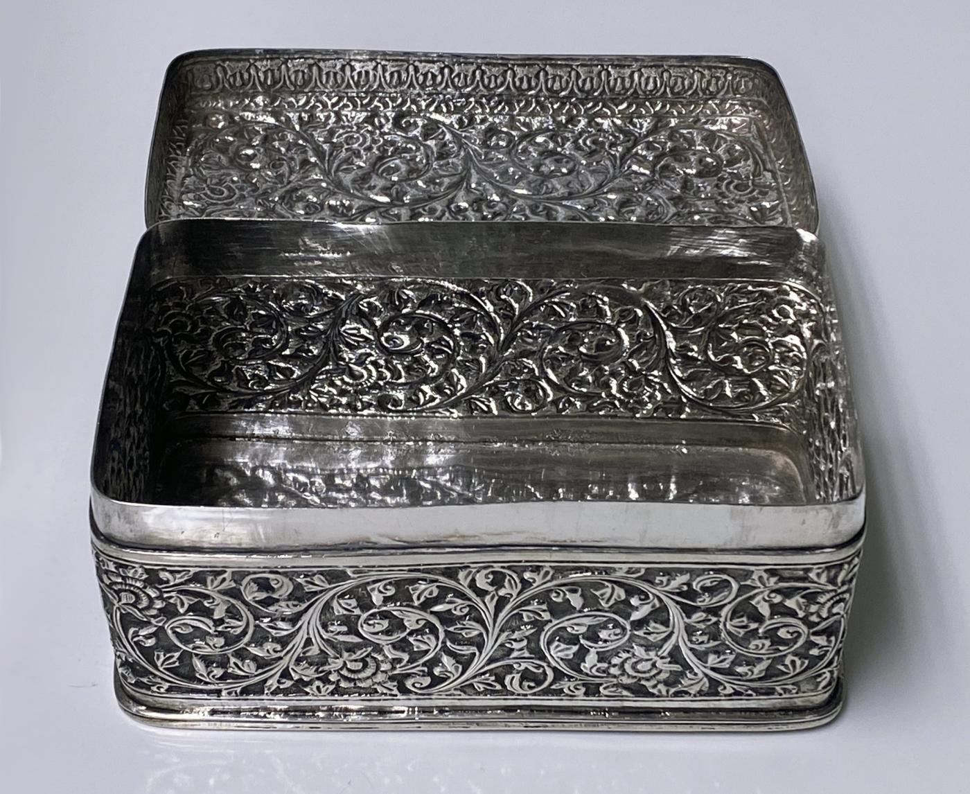 Large Kutch Silver Box India C.1880