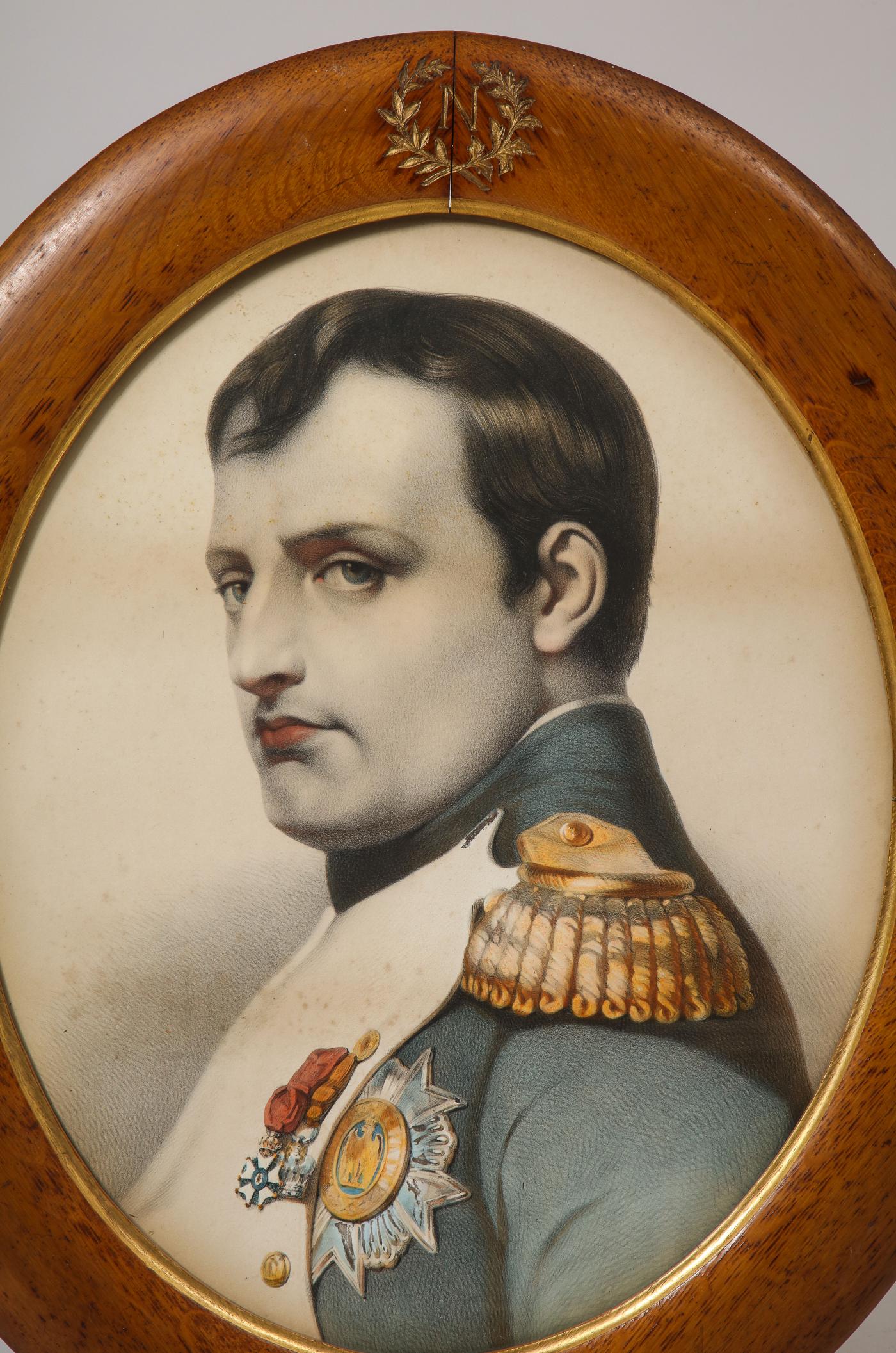 Napoleon Bonaparte - Large framed portrait print of Napoleon Bonaparte