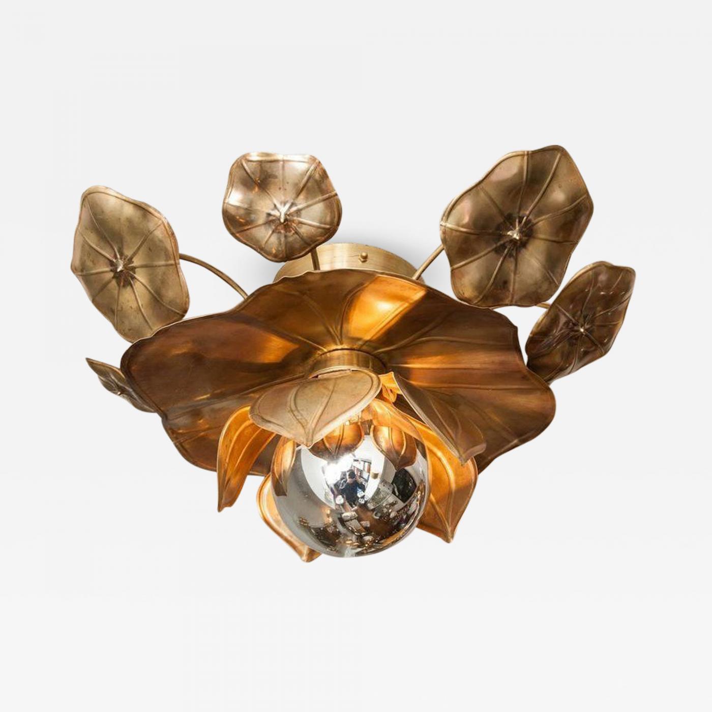 Lotus flower ceiling lights