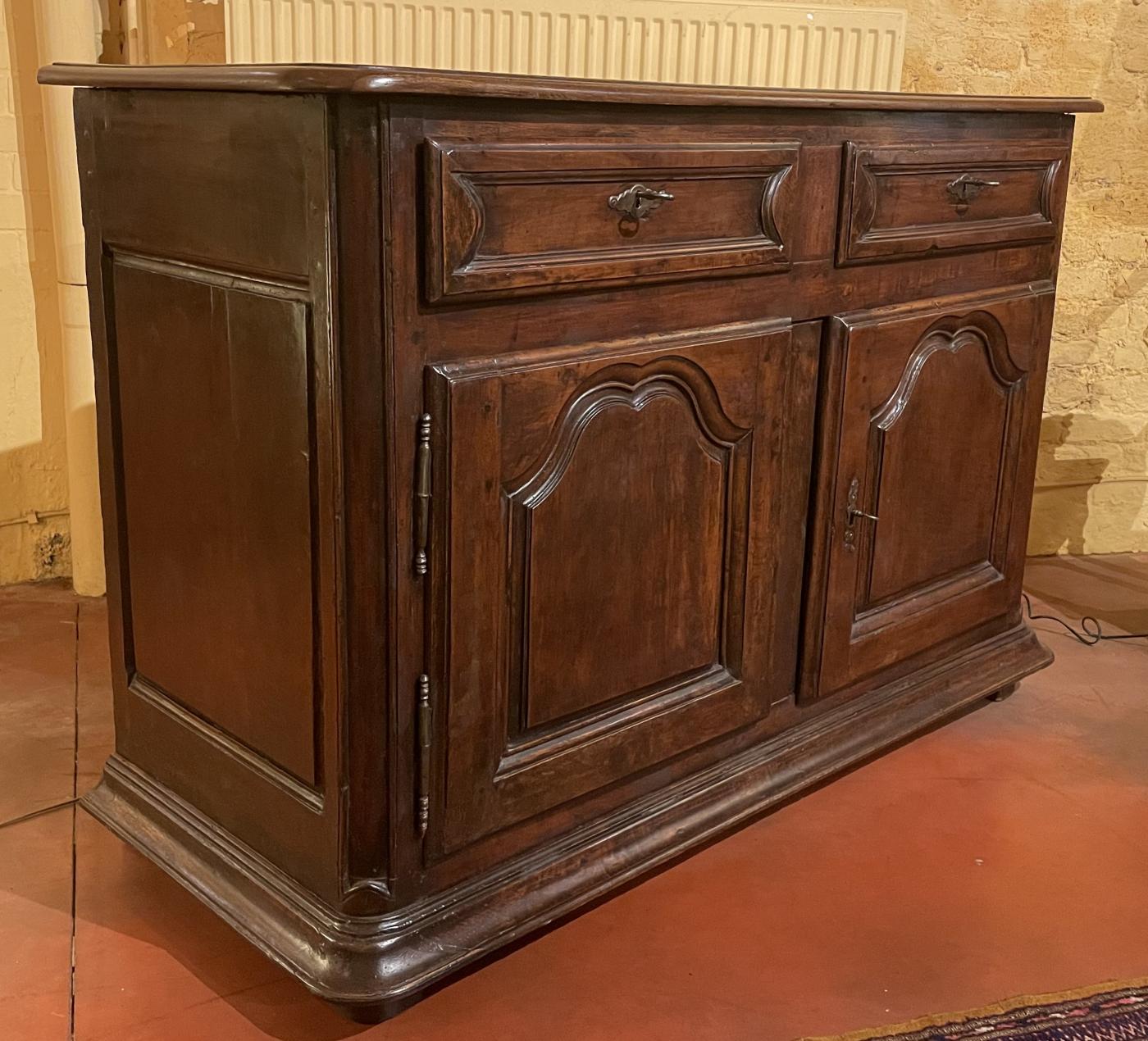 Louis XIV Buffet In Walnut -18th Century