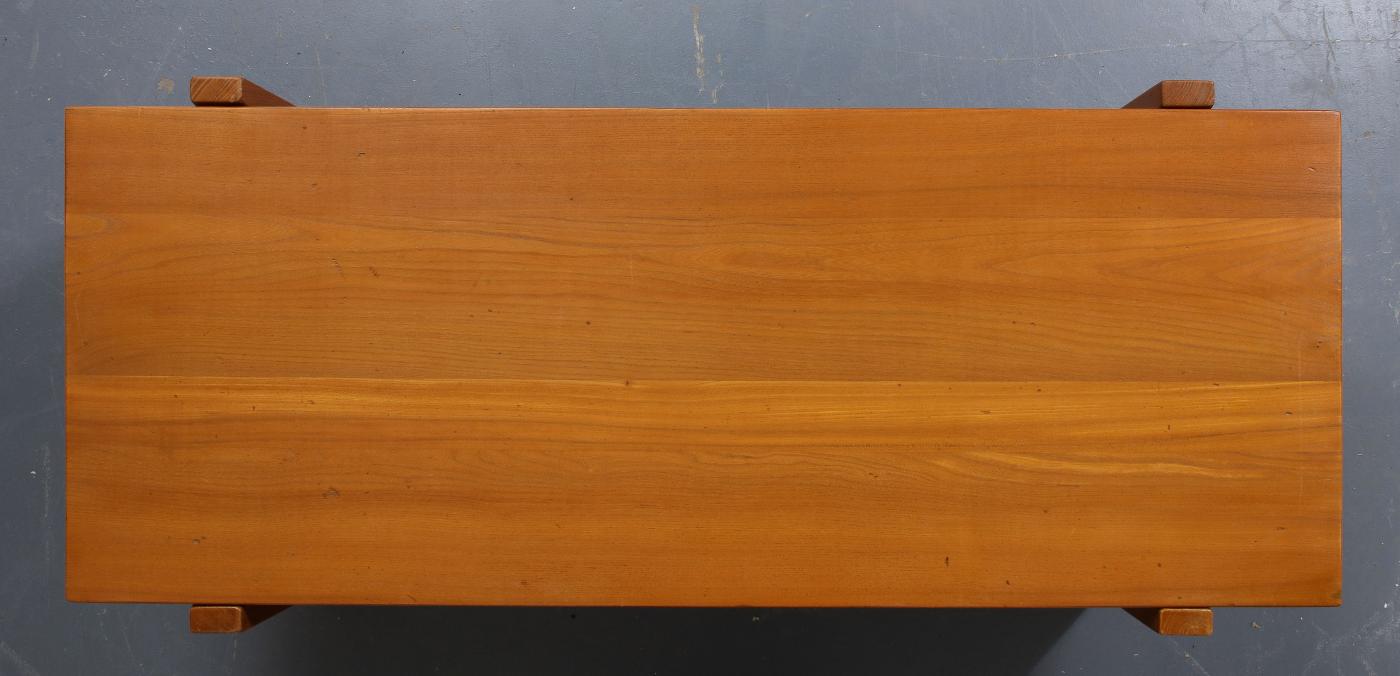 Luigi Gorgoni - Elm Coffee Table by Luigi Gorgoni, Italy, 1974