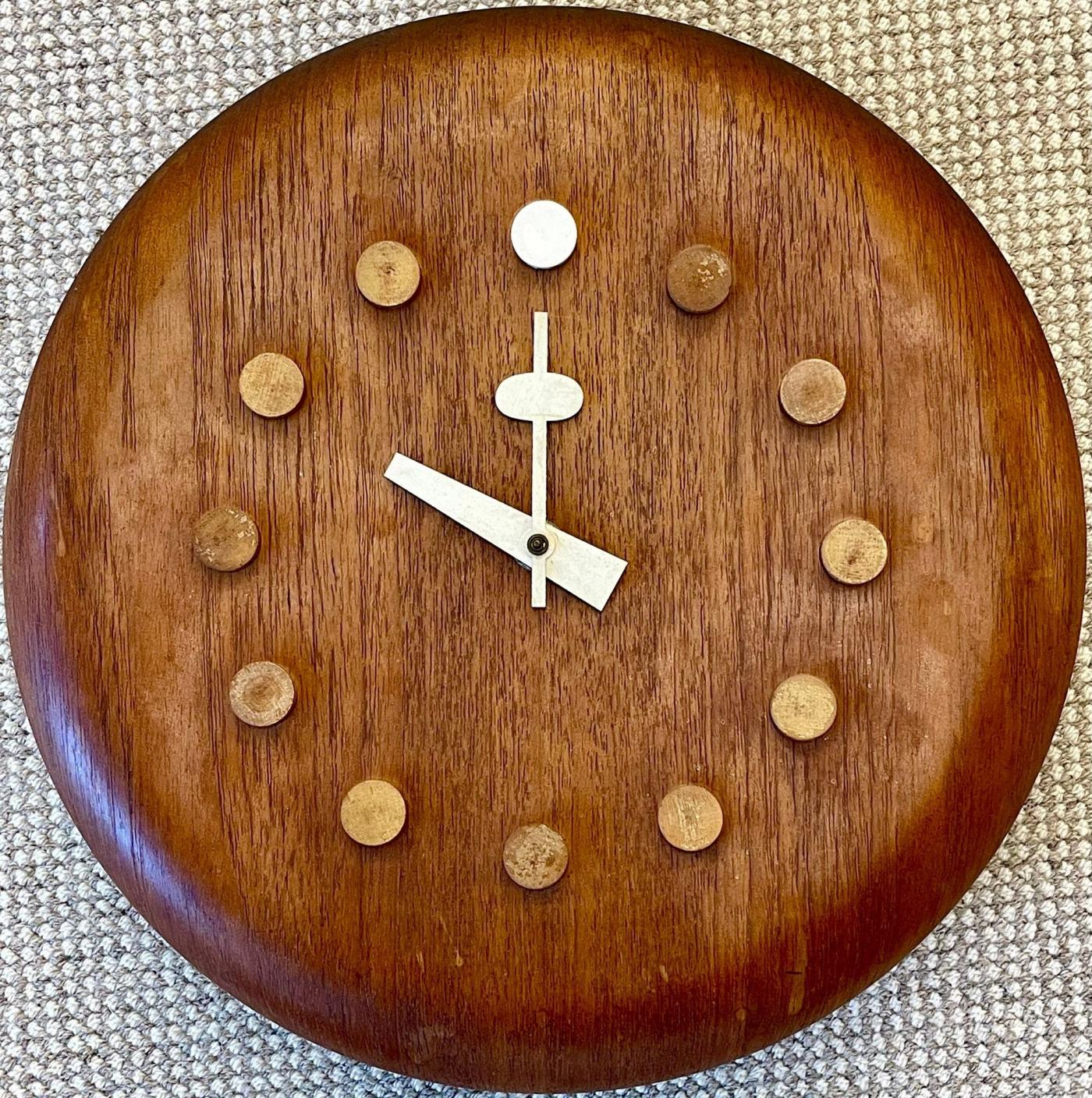 Fritz Hansen - Mid-Century Modern Danish Wall Clock by Fritz Hansen ...