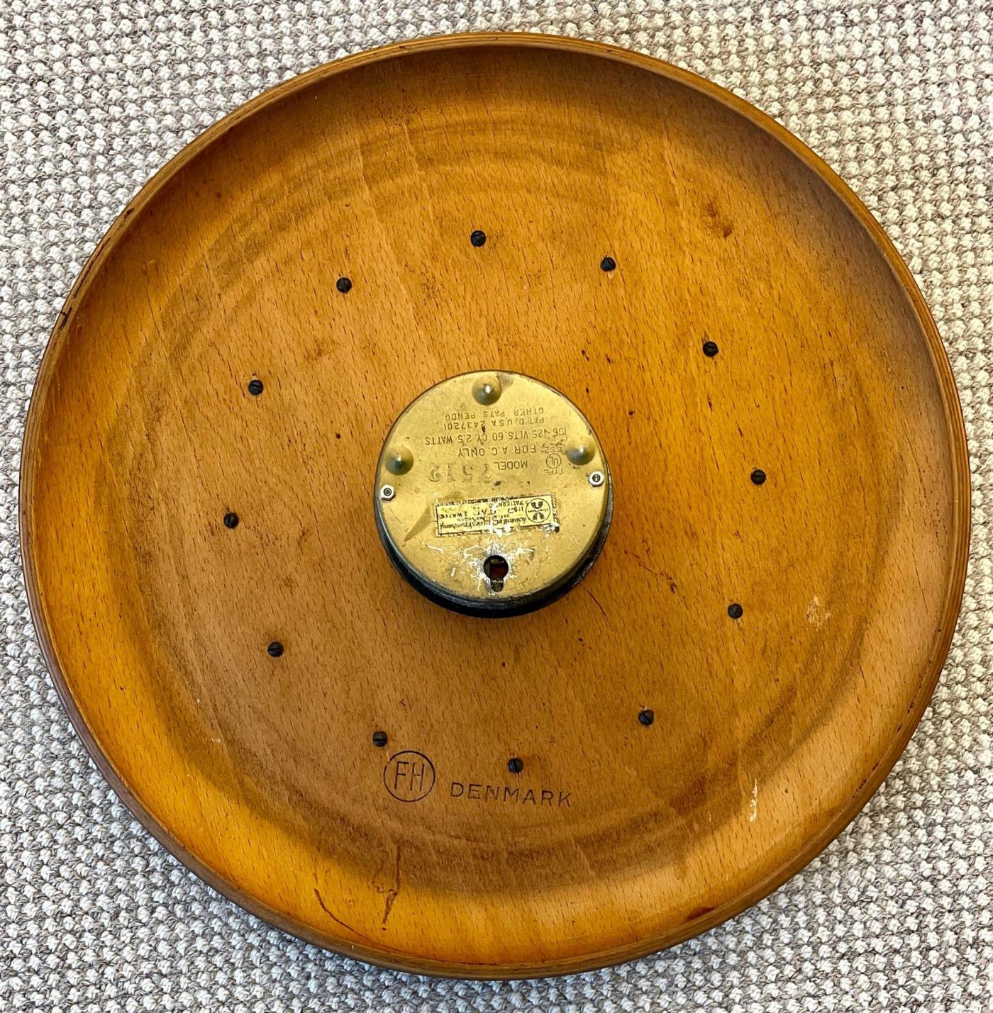 Fritz Hansen - Mid-Century Modern Danish Wall Clock by Fritz Hansen ...