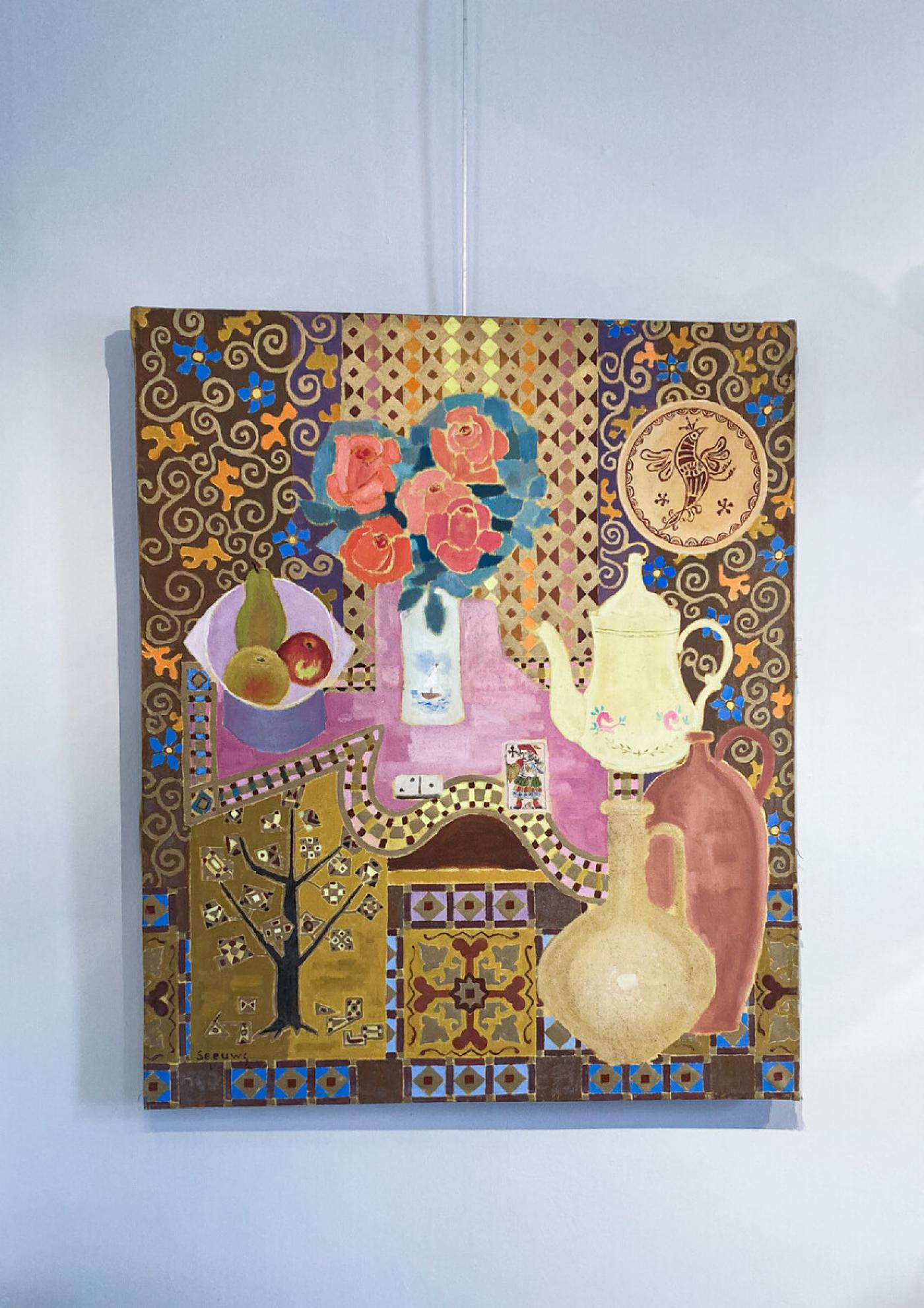 Mid Century Modern Painting by Jos Seeuws