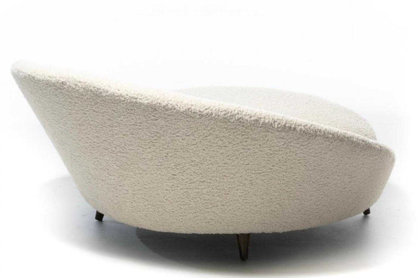 Milo Baughman - Milo Baughman Monumental Satellite Chair in Soft Ivory ...