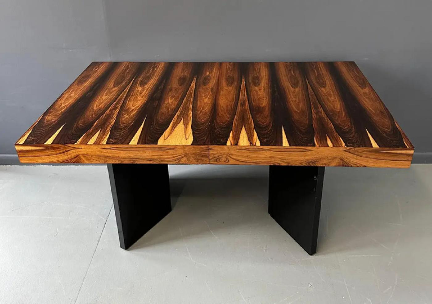 Milo Baughman - Milo Baughman Style Dining Table in Incredible ...