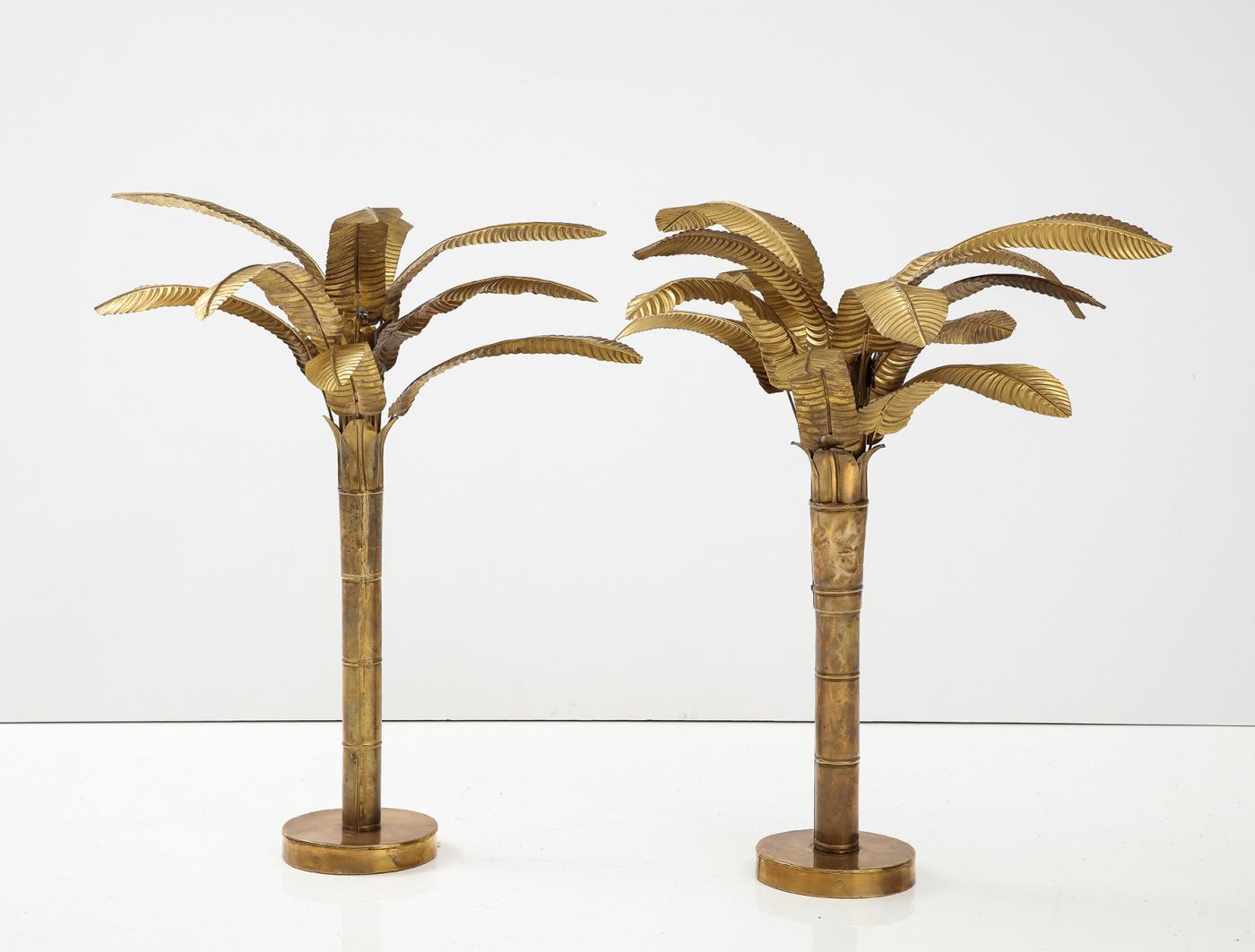 Pair of decorative palms