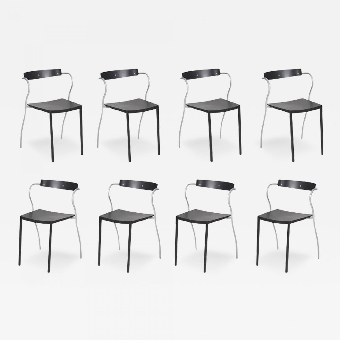 Pascal Mourgue - Set of Eight Pascal Mourgue for Artelano Rio Side or ...