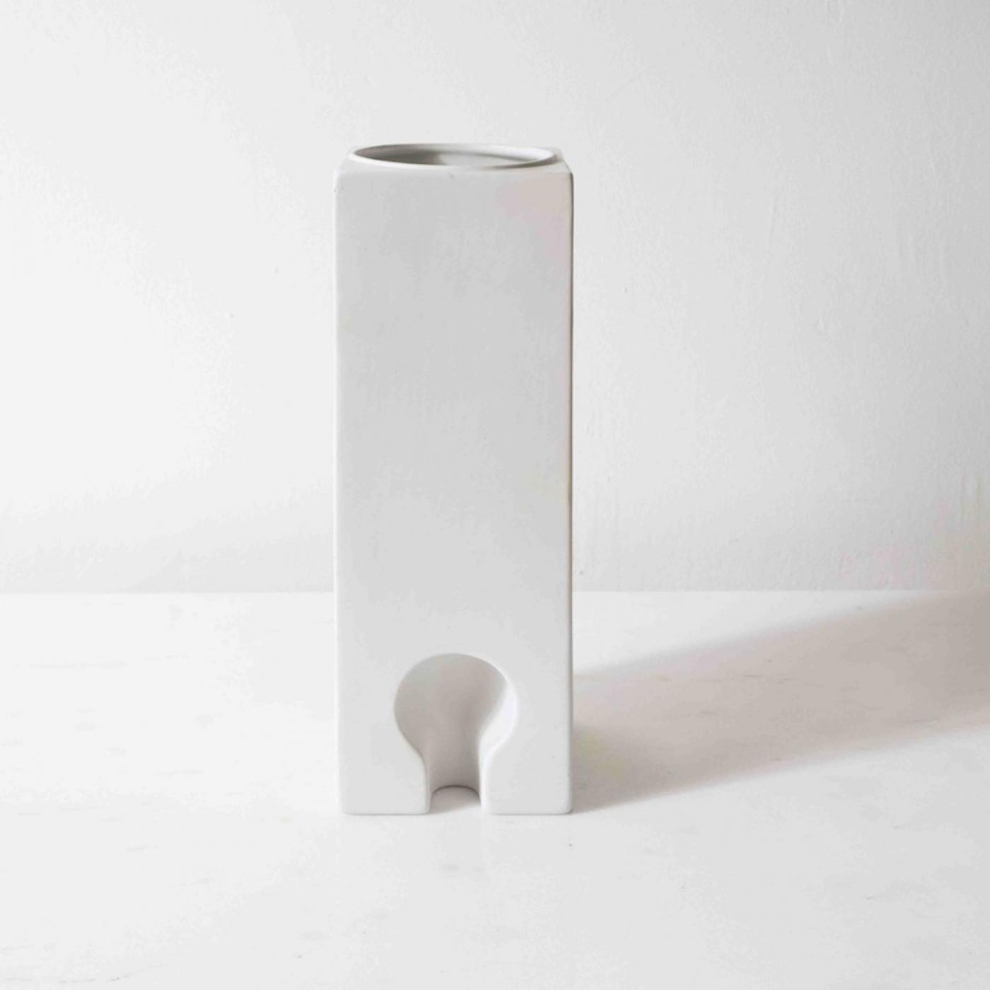 Pierre Cardin - Pierre Cardin Environment Porcelain Bisque Vase, Italy ...