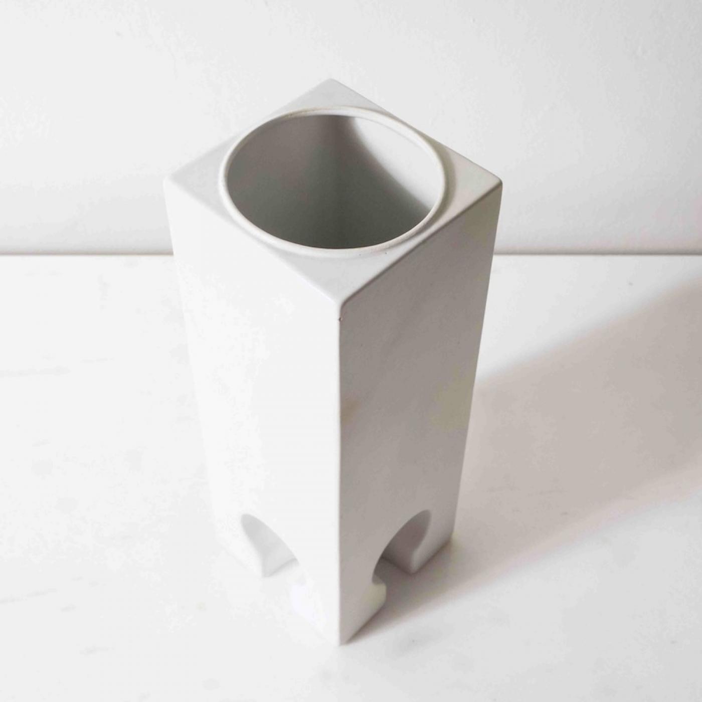 Pierre Cardin - Pierre Cardin Environment Porcelain Bisque Vase, Italy ...