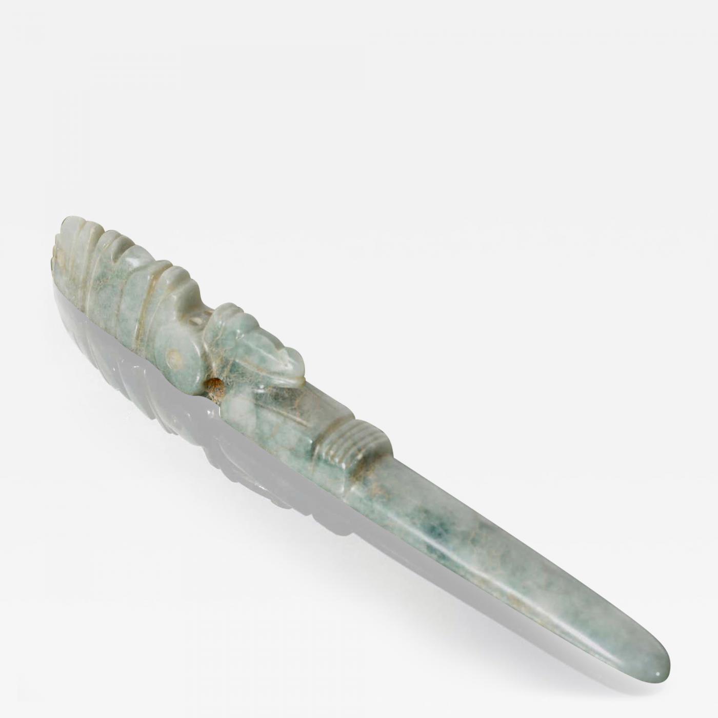 Rare Costa Rican Jade Axe God Guanacaste Nicoya Region A.D. 1-500