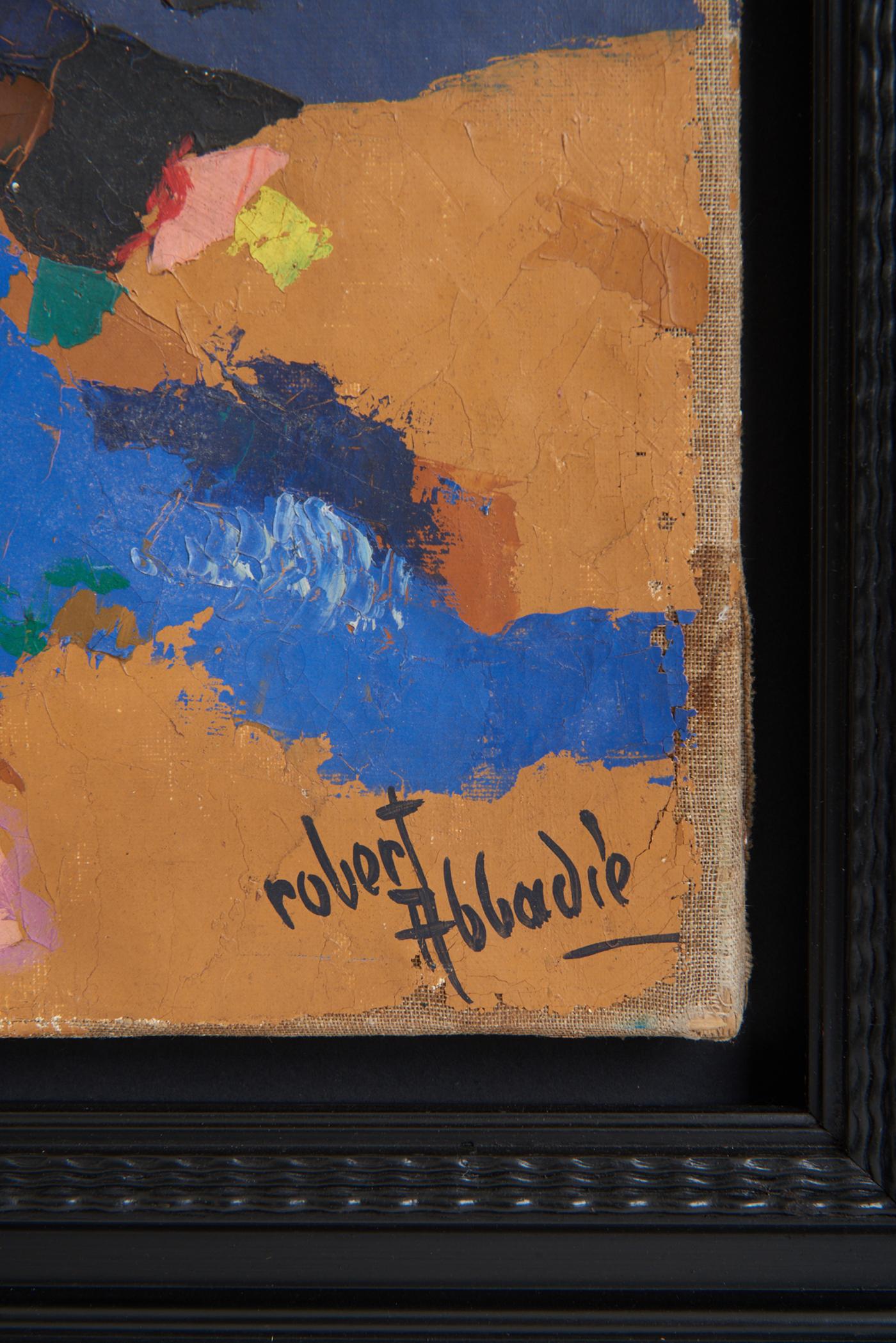 Robert Abbadie - Polychrome Abstract Painting