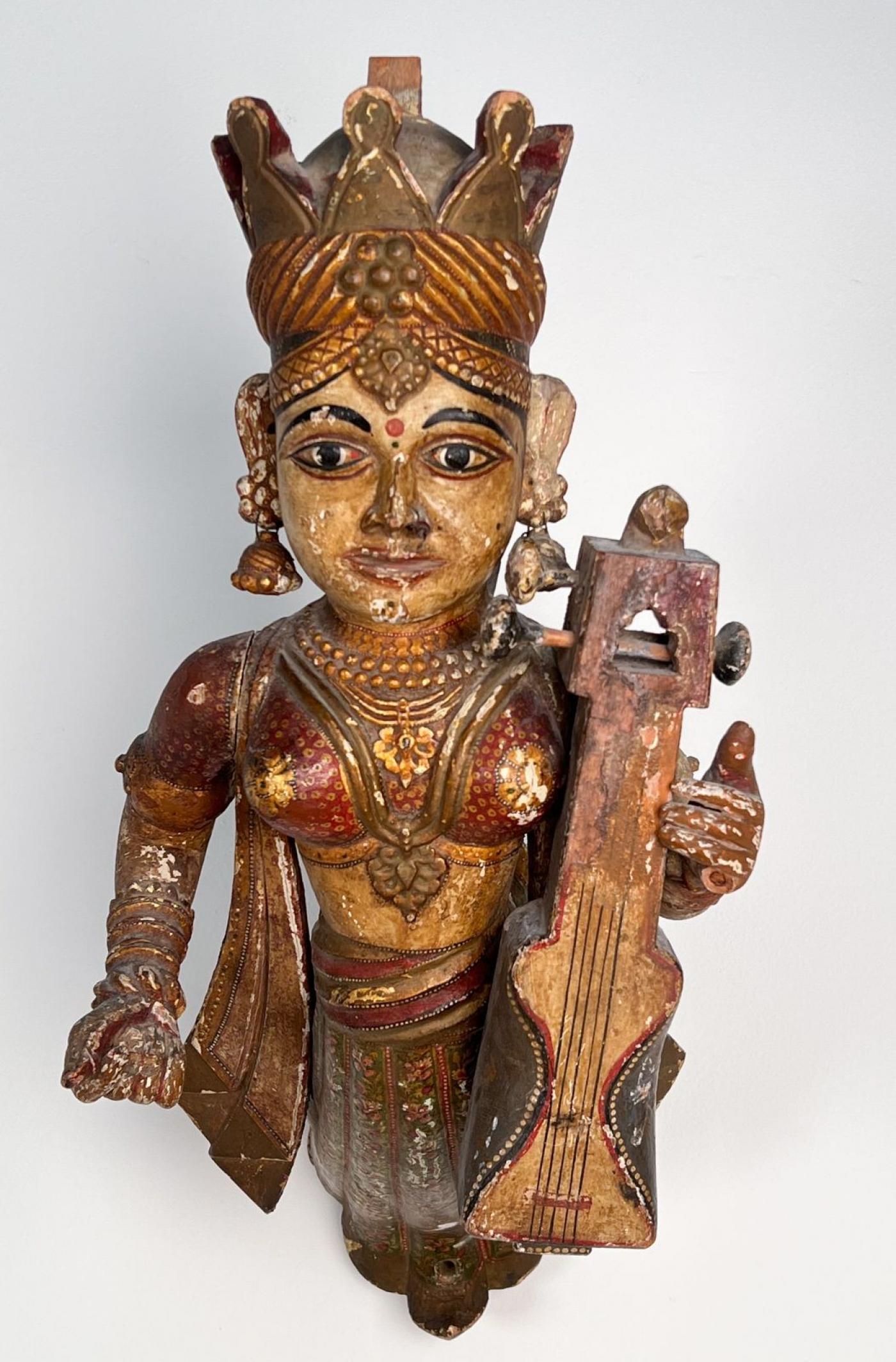 Set of 4 Celestial Musicians, India circa 1890