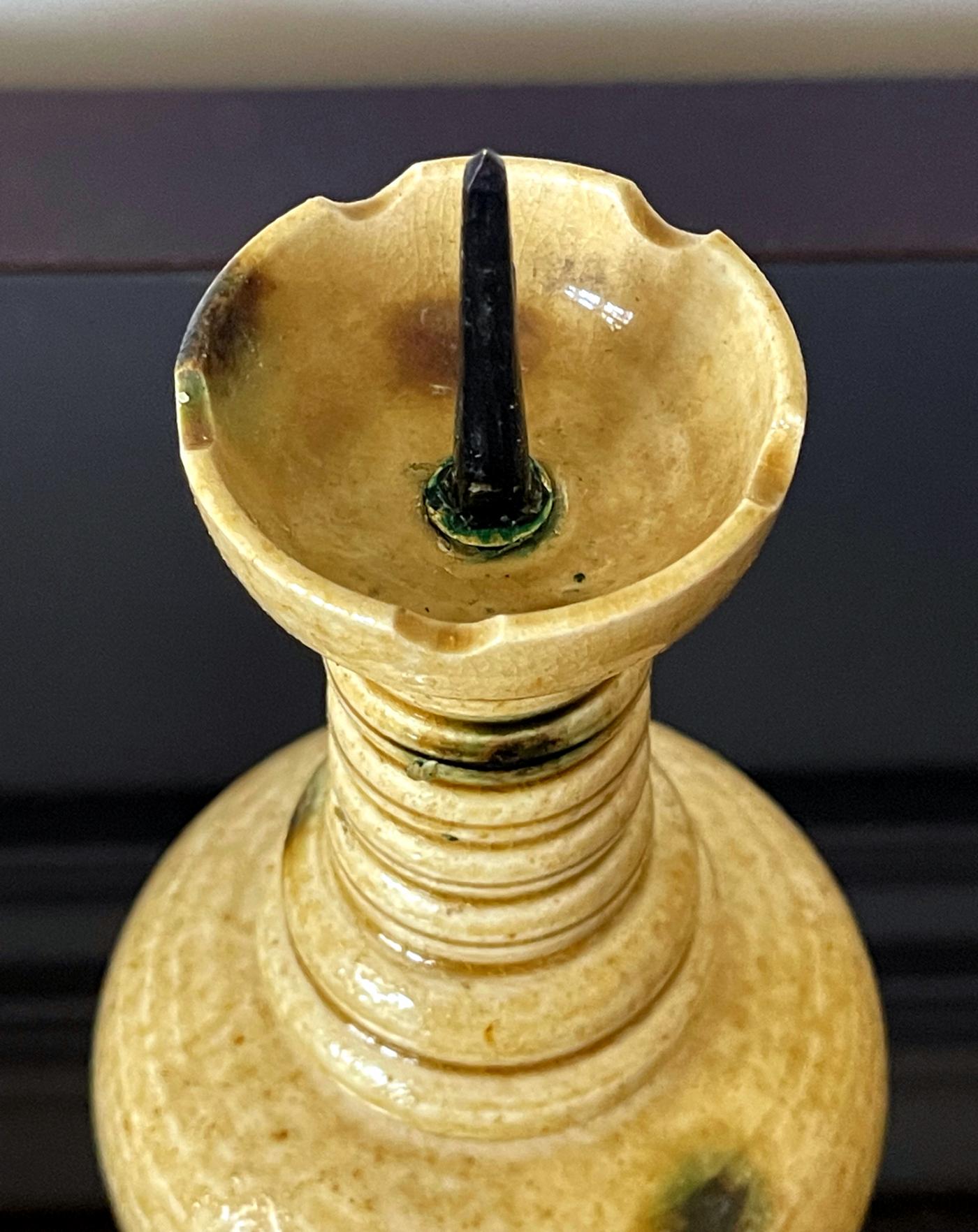 Set of Ki-Seto Ceramic Altar Pieces from Korean Empire Period