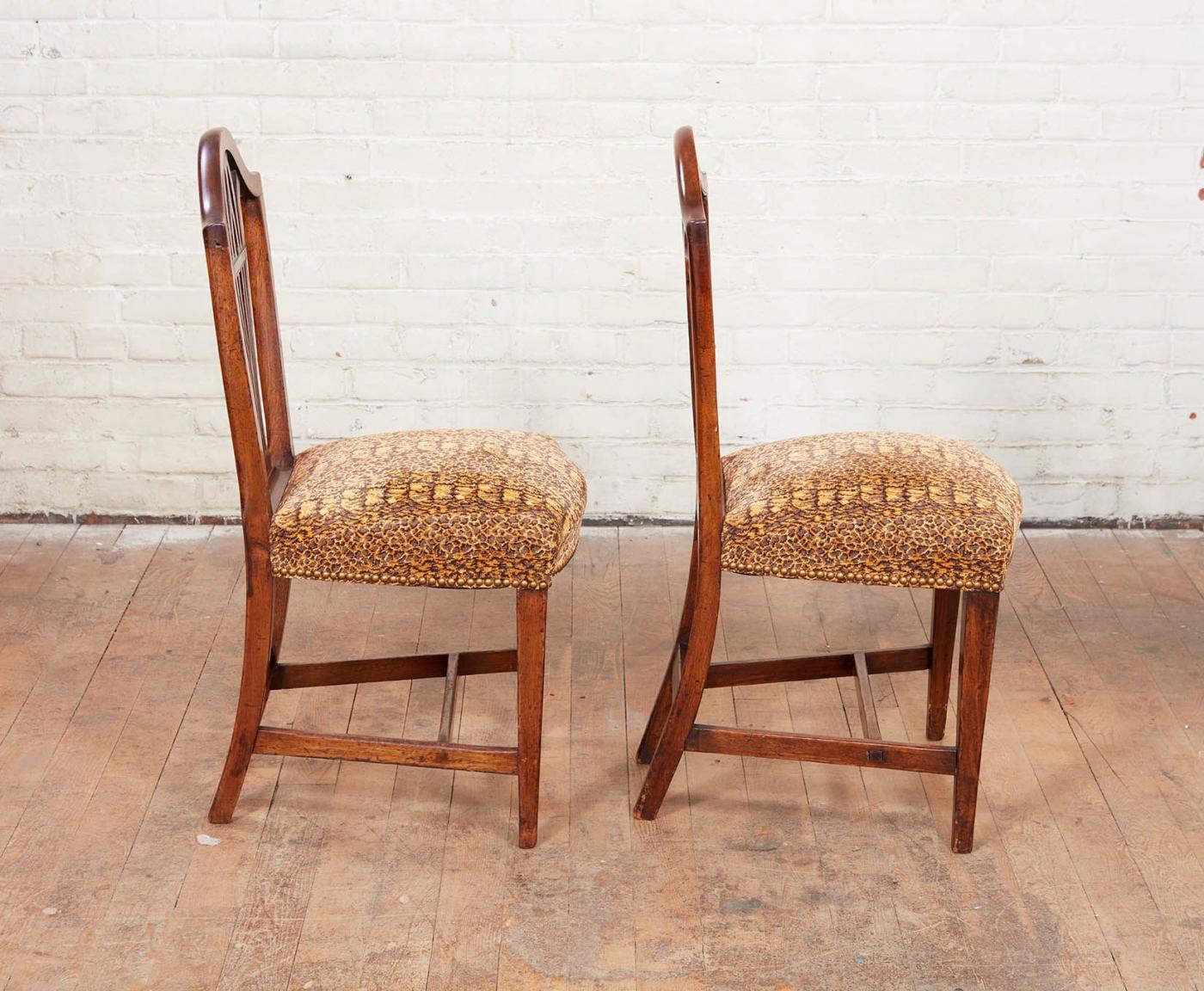 Set of Ten Sheraton Dining Chairs