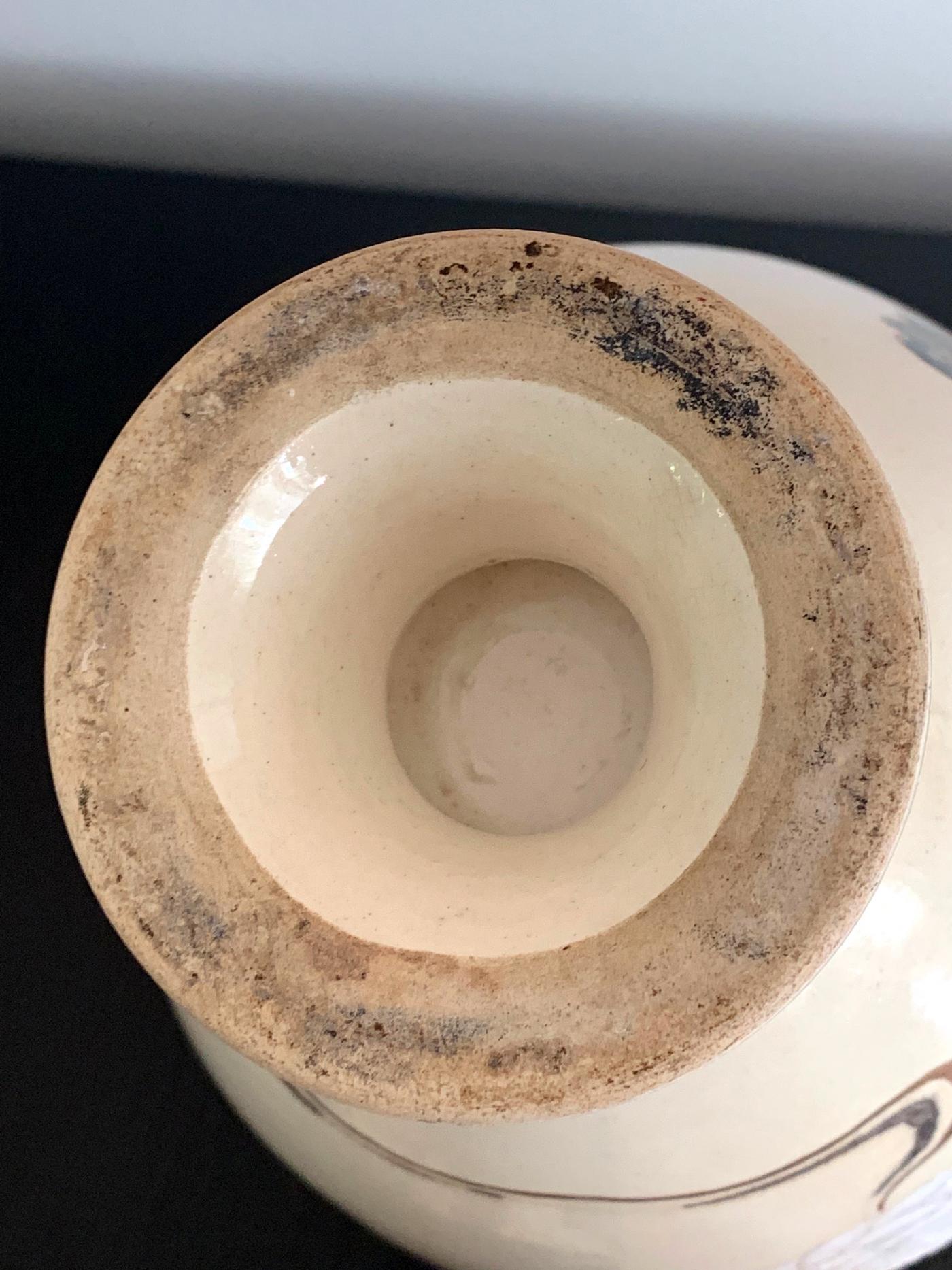 Tozan I Ito - Japanese Ceramic Vase Meiji Period