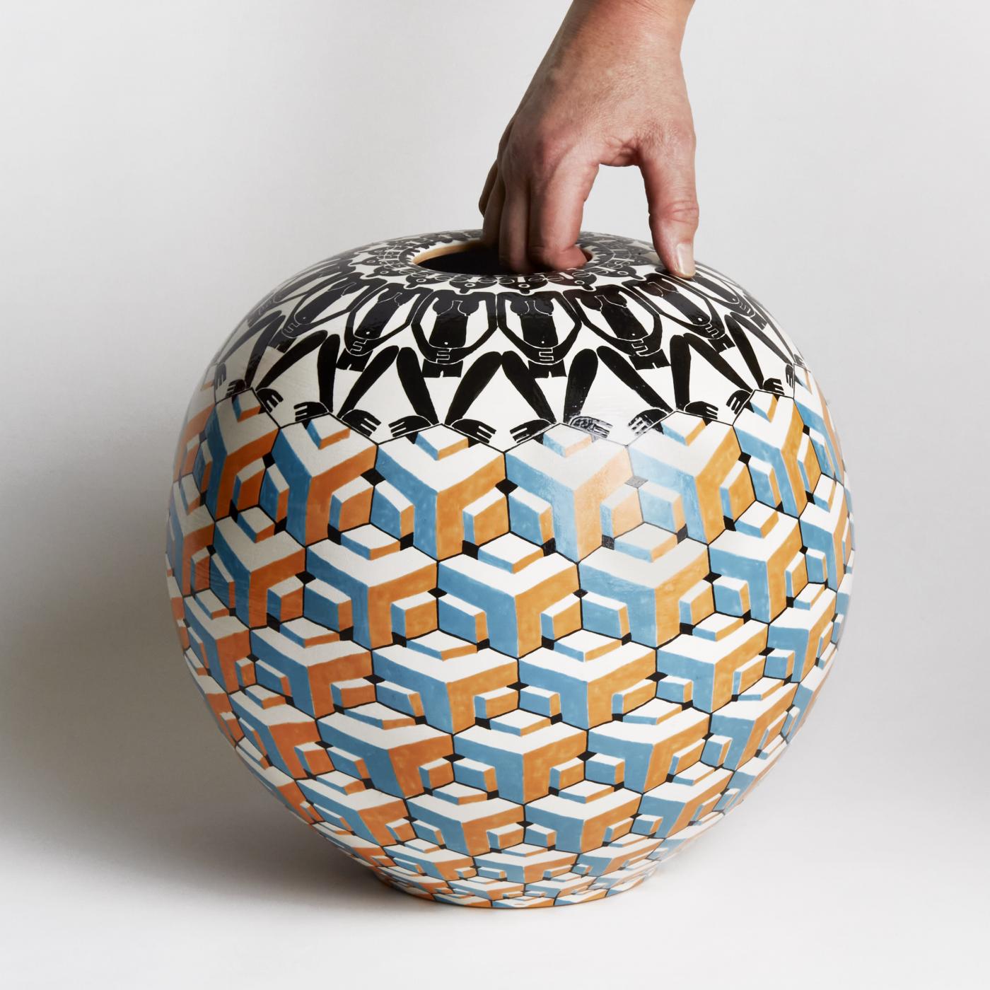VICTOR FOTSO NYIE - VASE CUBO
